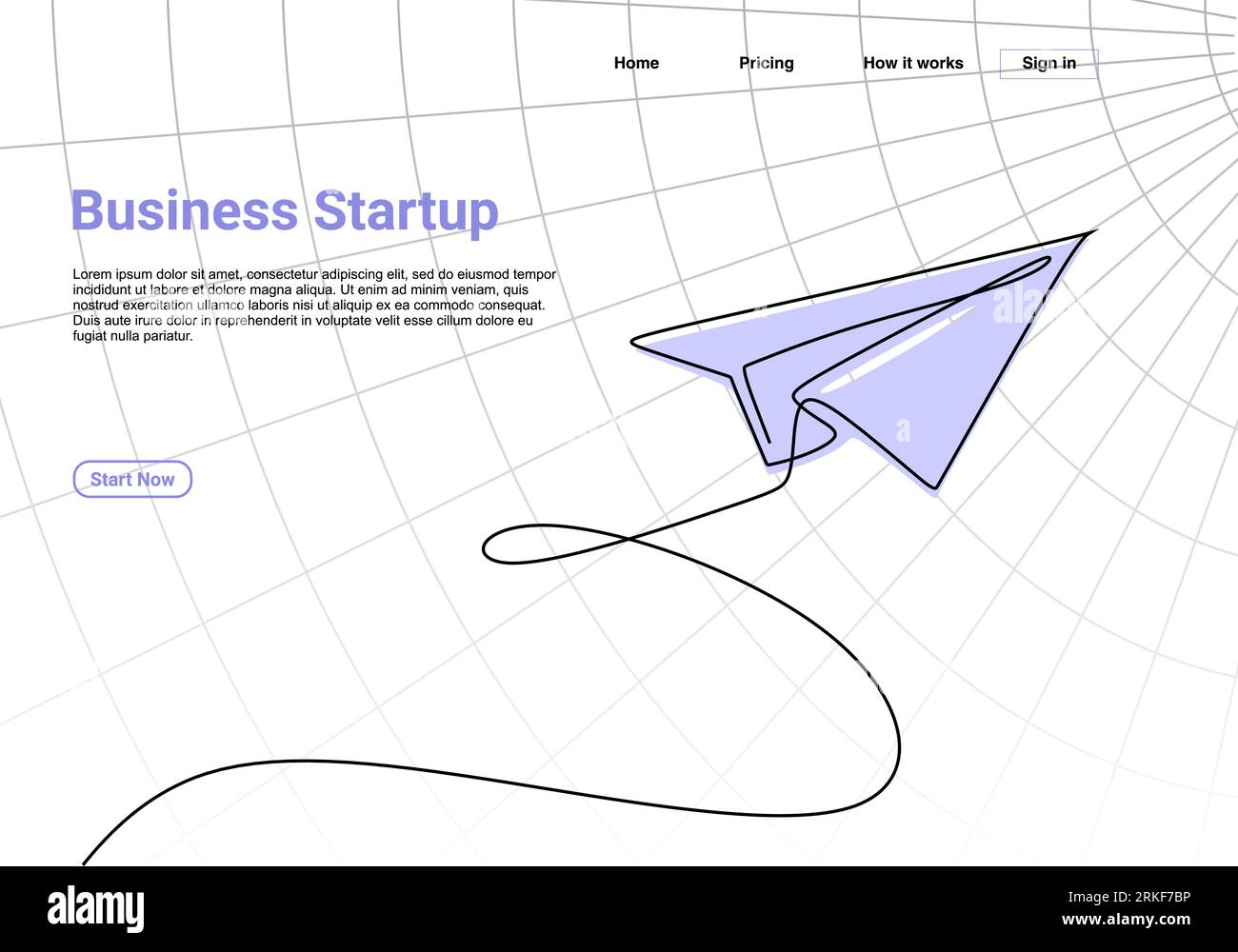Airplane landing one line drawing. Vector business icon message ...