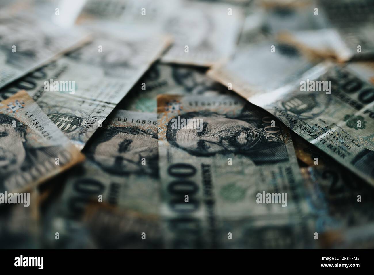 A stack of Hungarian Forint currency notes Stock Photo - Alamy