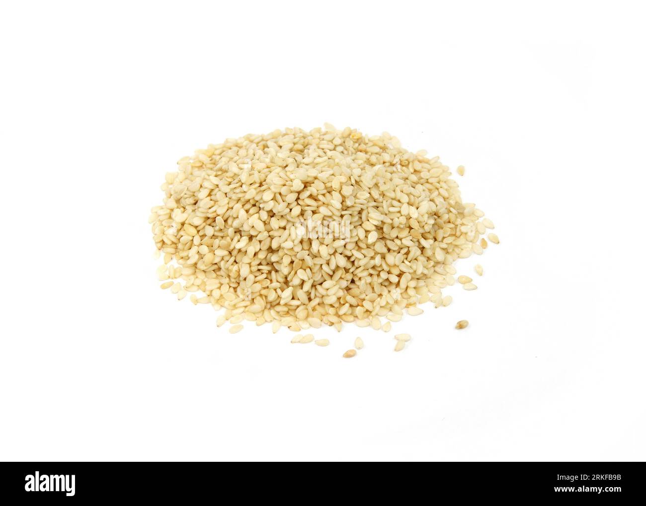 Sesame seeds isolated on white background Stock Photo - Alamy