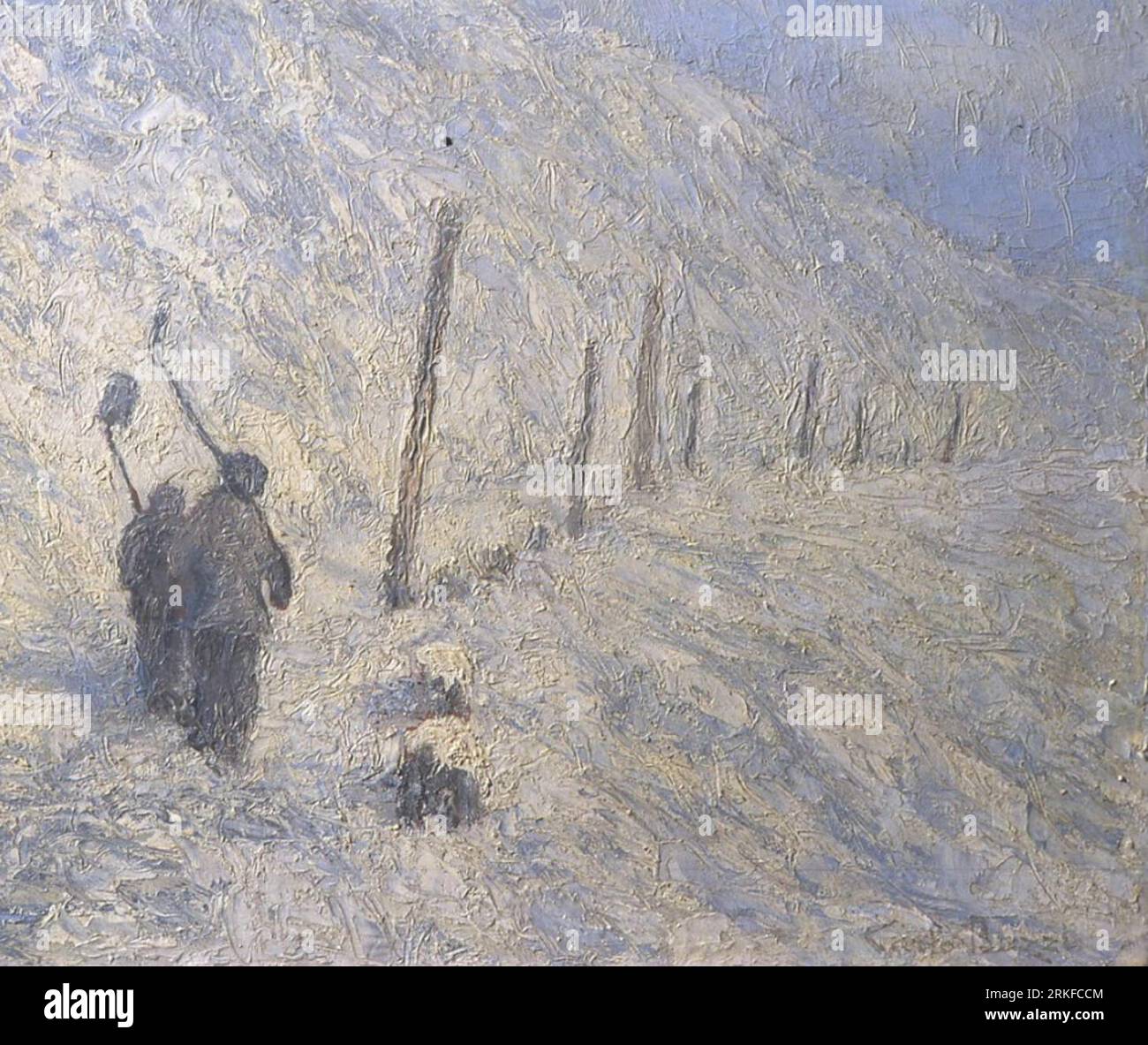 The Spluga 18 April 1901 by Carlo Bazzi Stock Photo - Alamy