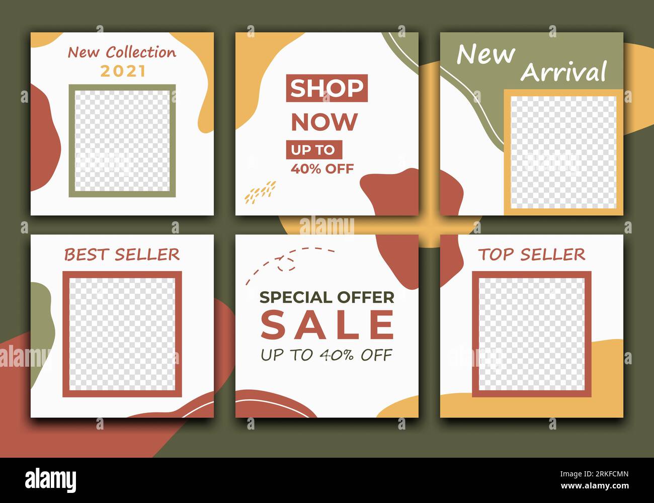 Creative cover design vector for Social media feeds template, social ...