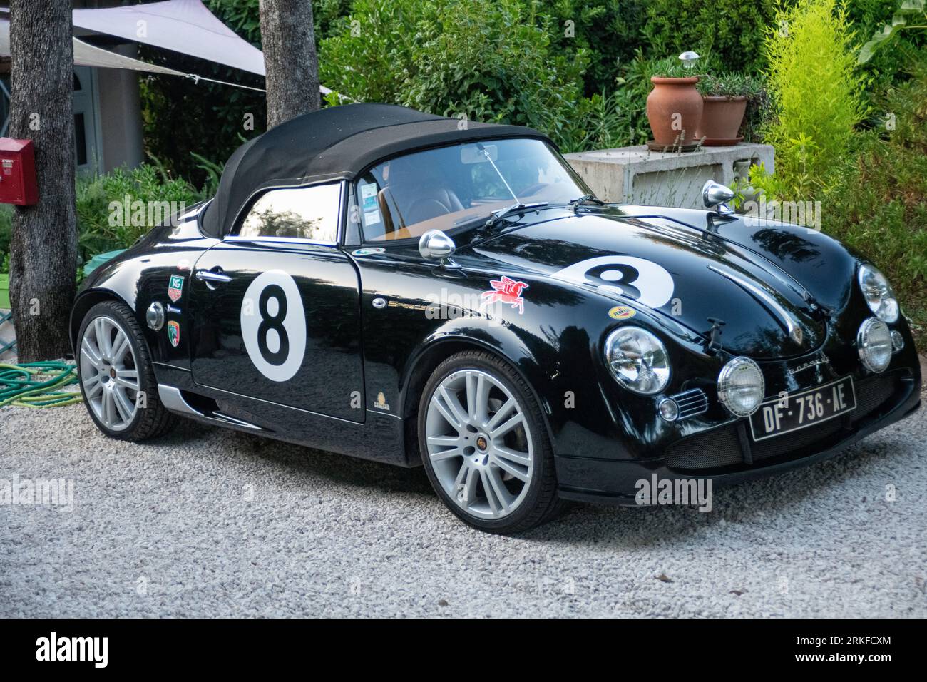Black Porsche Speedster Stock Photo - Alamy