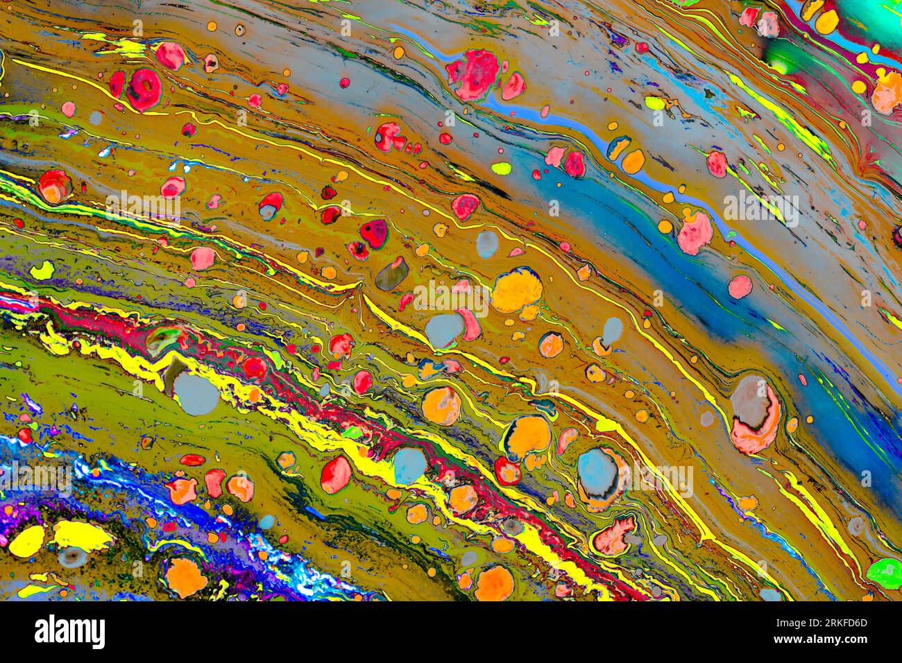 Colorful paint patterns as Abstract art background texture Stock Photo ...