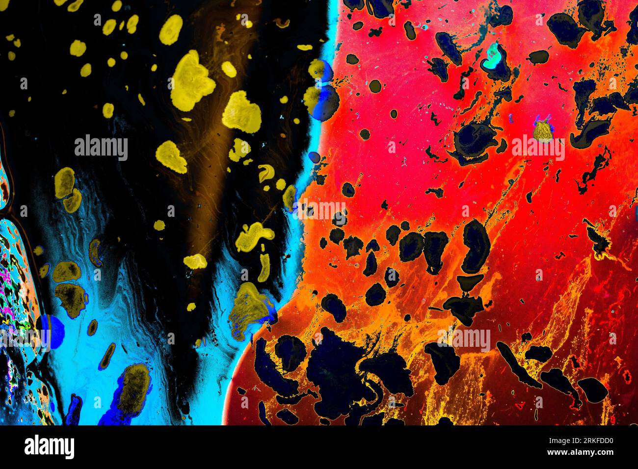 Colorful paint patterns as Abstract art background texture Stock Photo ...