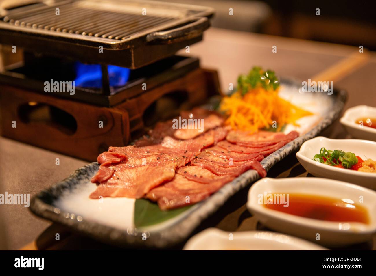 Condiments on bar hi-res stock photography and images - Alamy