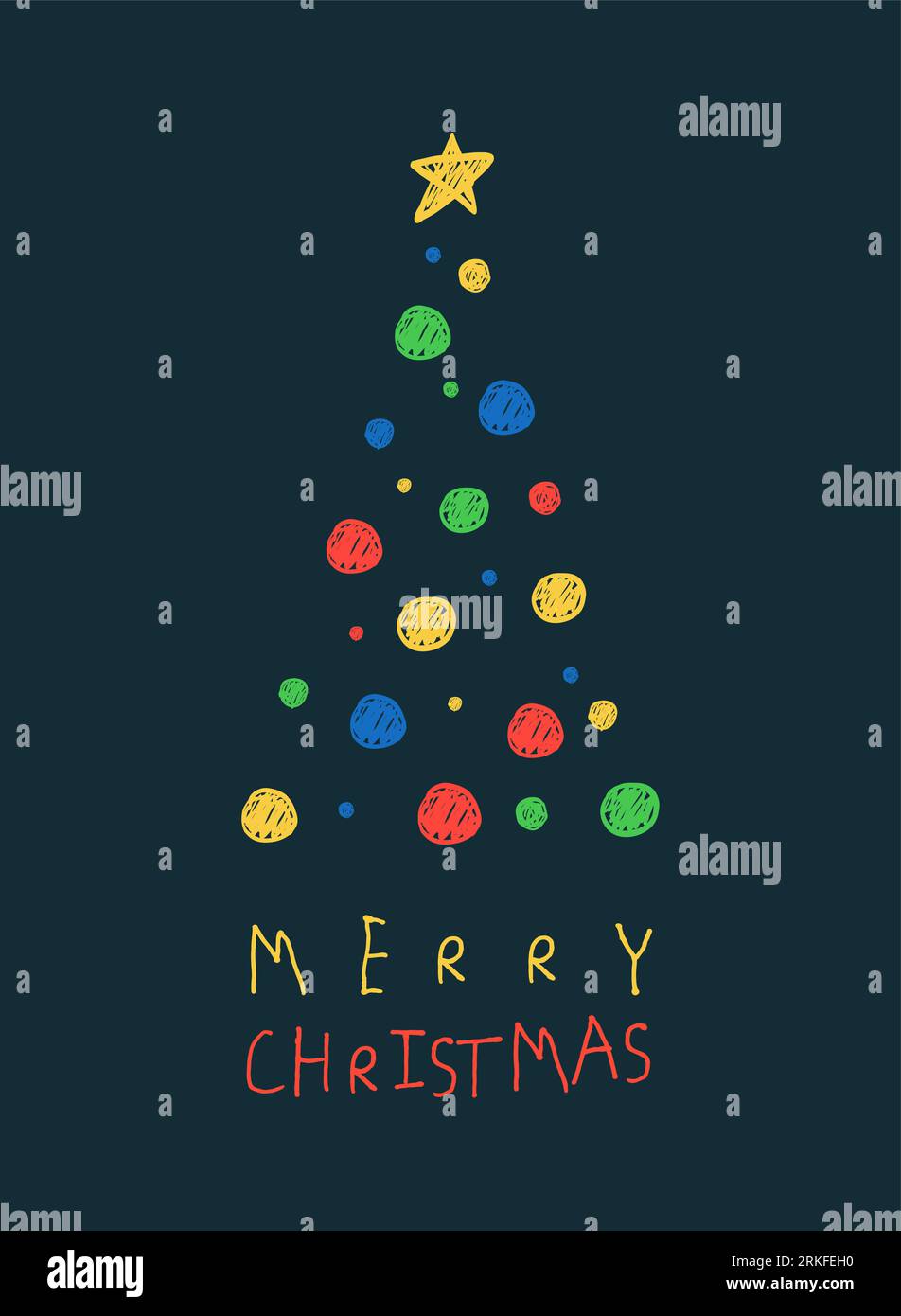 Invitation merry christmas poster Stock Vector Images - Alamy