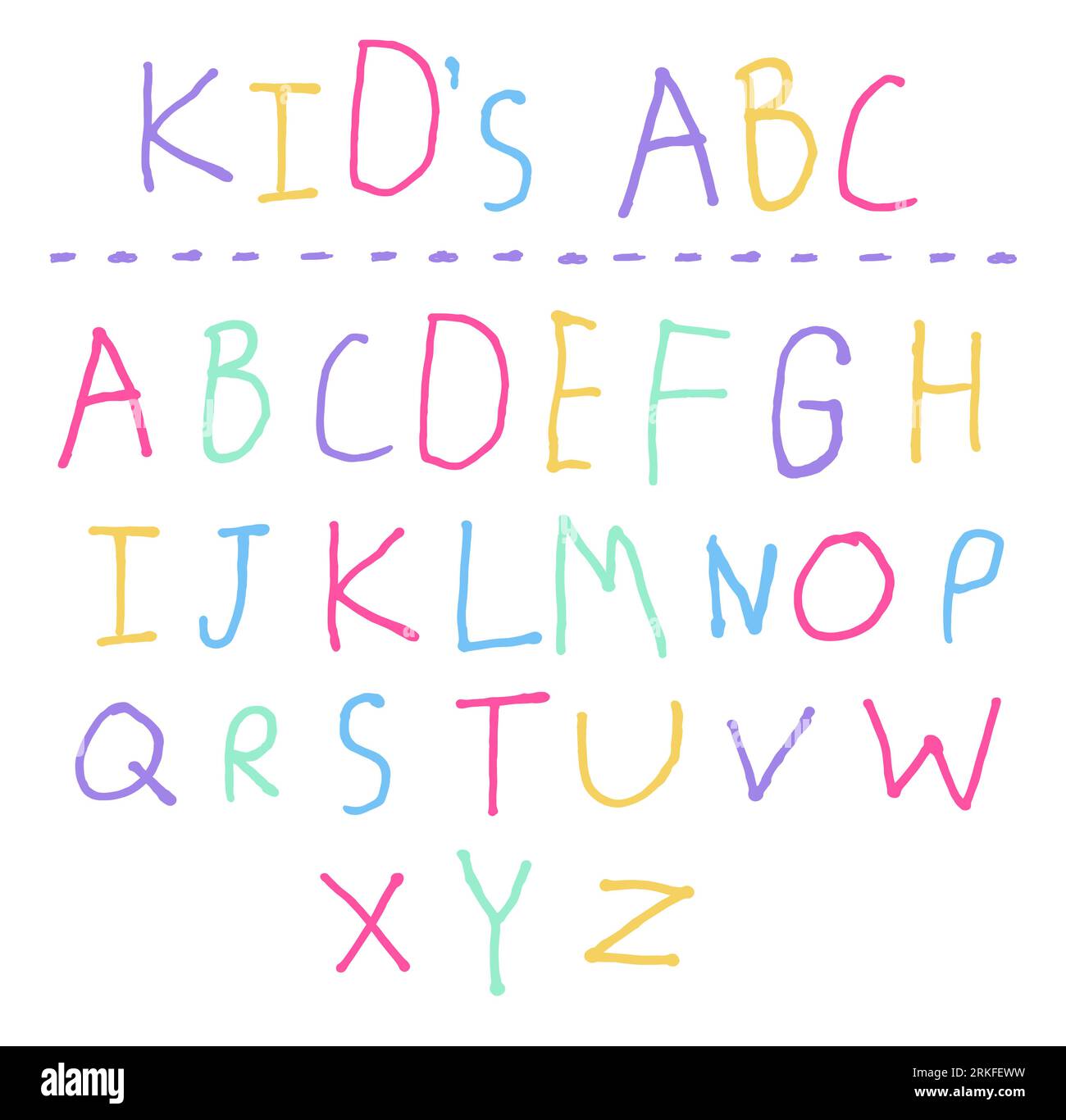 First letter of the modern english alphabet Cut Out Stock Images ...