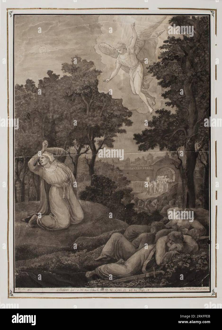 Jesus i Getsemane 1812 by Pehr Hörberg Stock Photo - Alamy