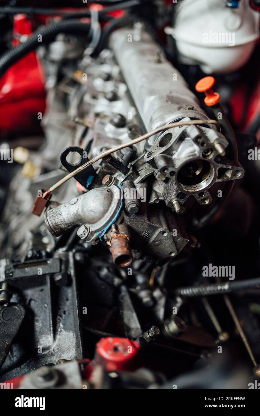 Details of car engine Stock Photo - Alamy