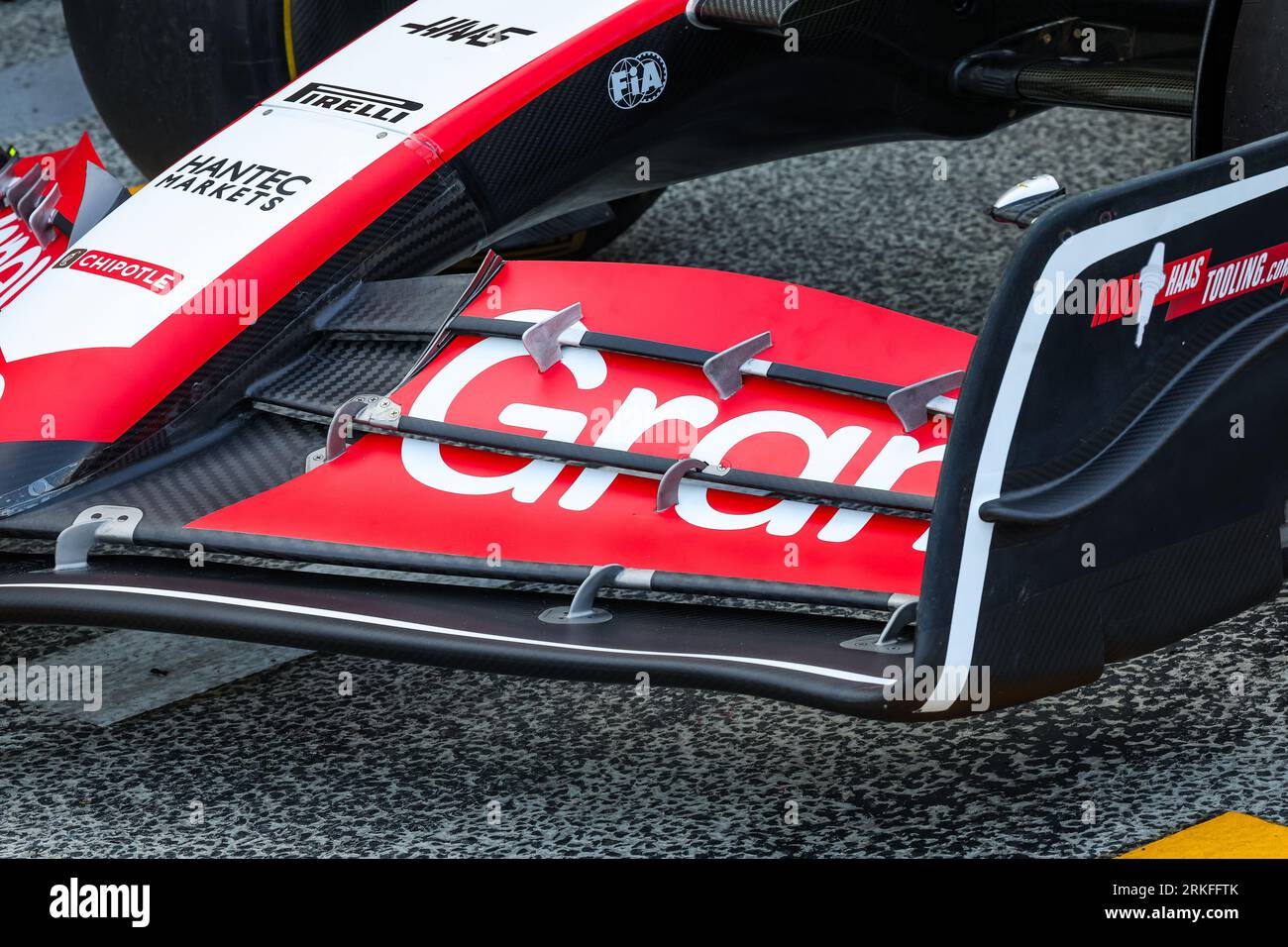 Zandvoort, Pays Bas. 25th Aug, 2023. Haas F1 Team VF-23 Ferrari ...