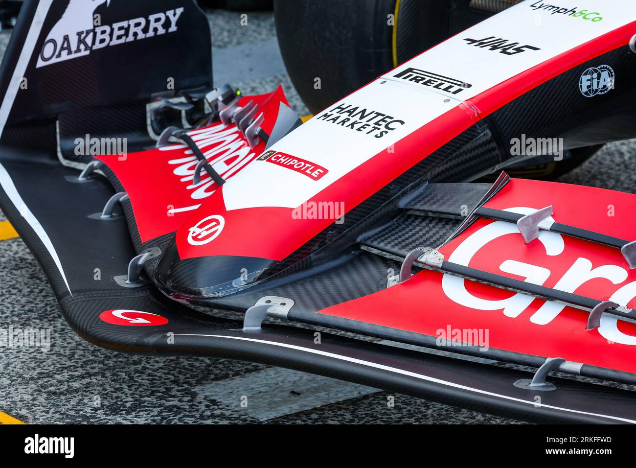 Zandvoort, Pays Bas. 25th Aug, 2023. Haas F1 Team VF-23 Ferrari ...