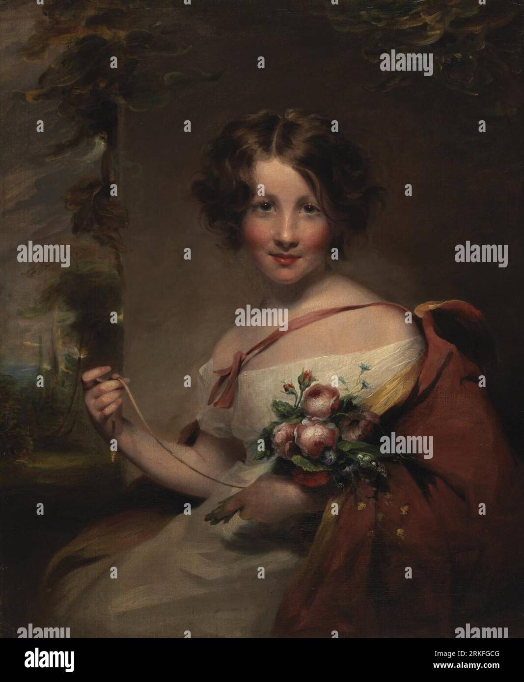 Maria Stella Petronilla circa 1830 by Margaret Sarah Carpenter Stock ...