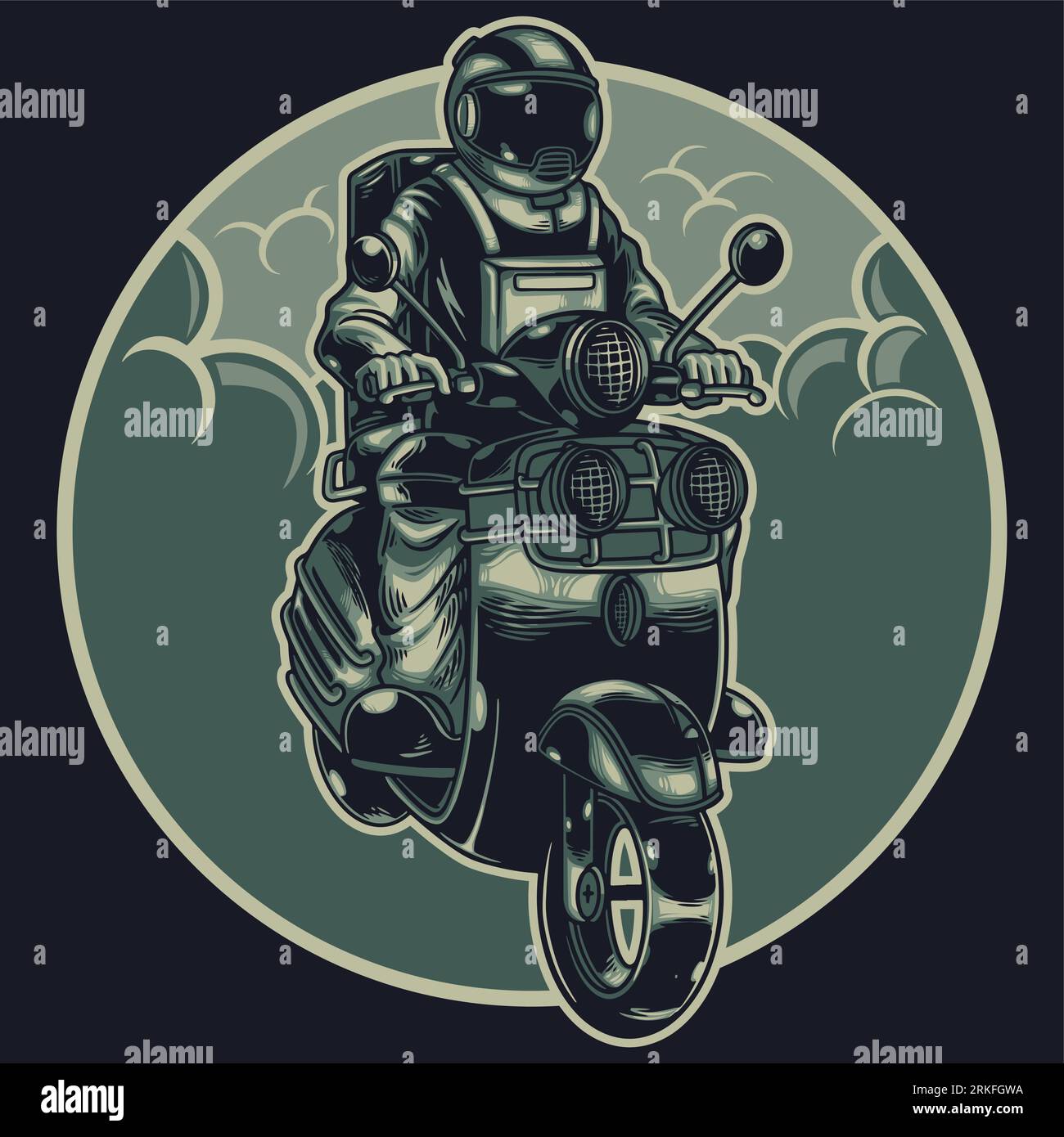 Space race cartoon hi-res stock photography and images - Alamy