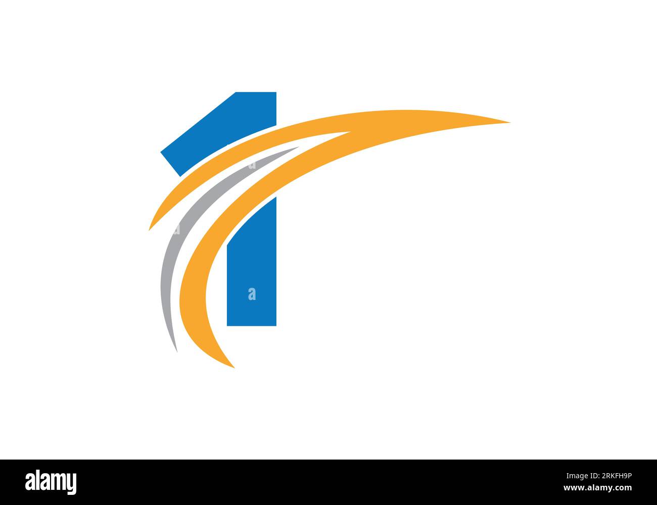 Initial 1 Letter Alphabet Logo Design In Vector Format. Logotype For ...