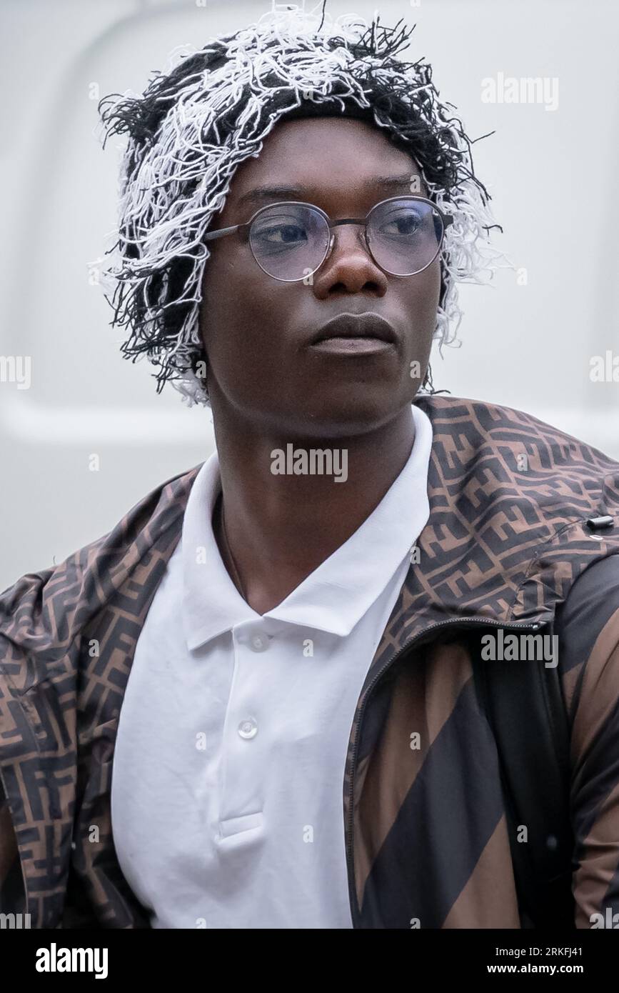 London, UK. 24th August 2023. TikTok prankster known as Mizzy arrives ...