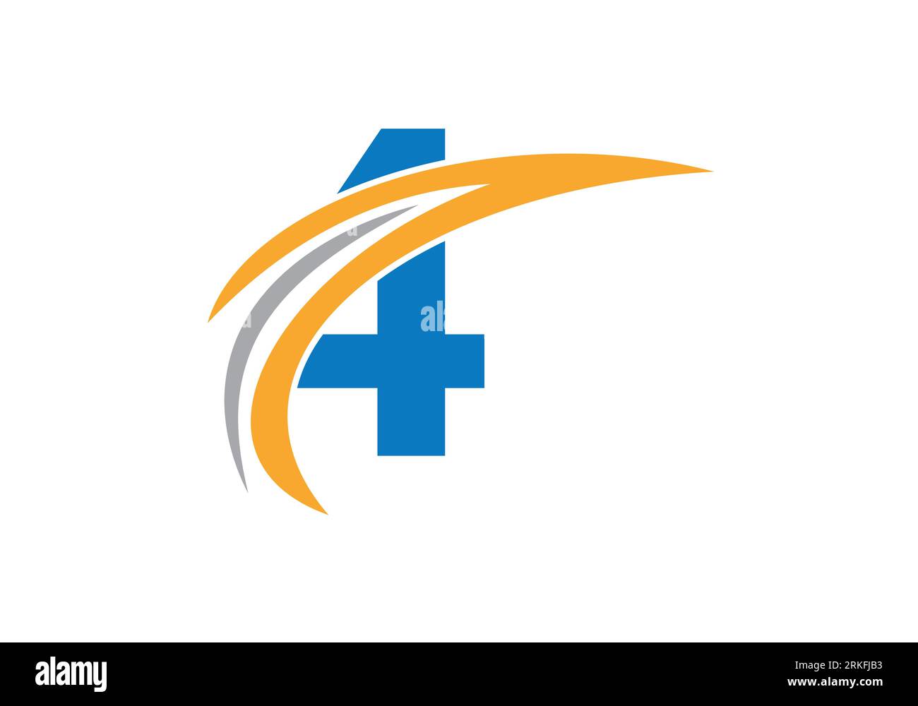 Initial 4 Letter Alphabet Logo Design In Vector Format. Logotype For ...