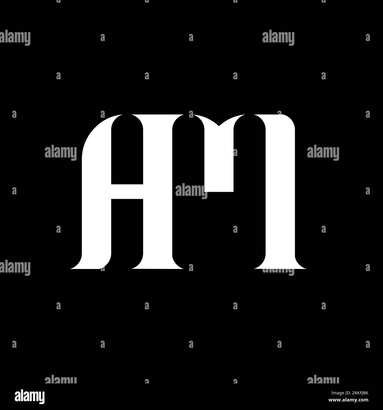 AM A M letter logo design. Initial letter AM linked circle uppercase ... AM A M letter logo design. Initial letter AM linked circle uppercase ...