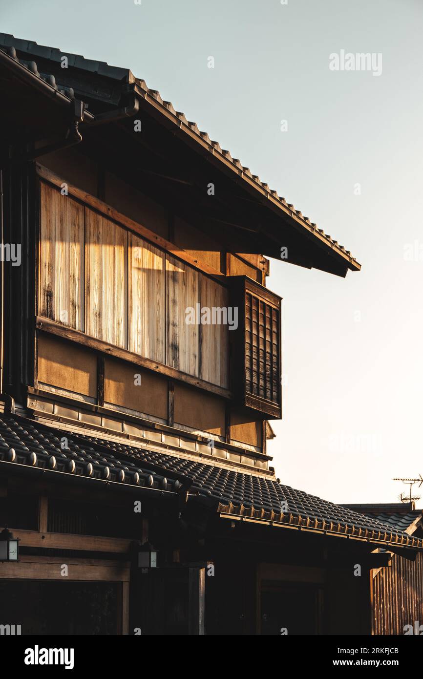 An idyllic outdoor scene featuring Japanese buildings in Kyoto, Japan ...
