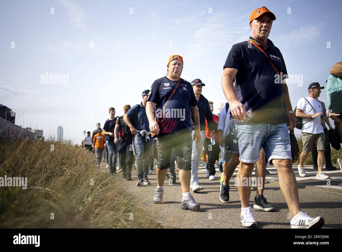 AMSTERDAM - Visitors arrive in Zandvoort ahead of the F1 Grand Prix of ...