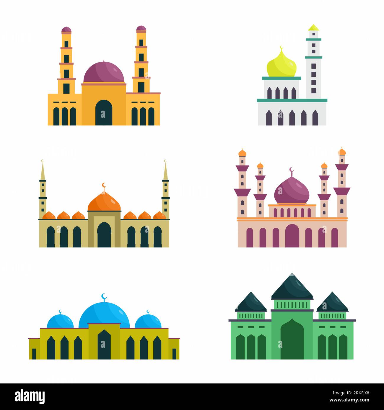 Arab elements icons set Stock Vector Images - Alamy