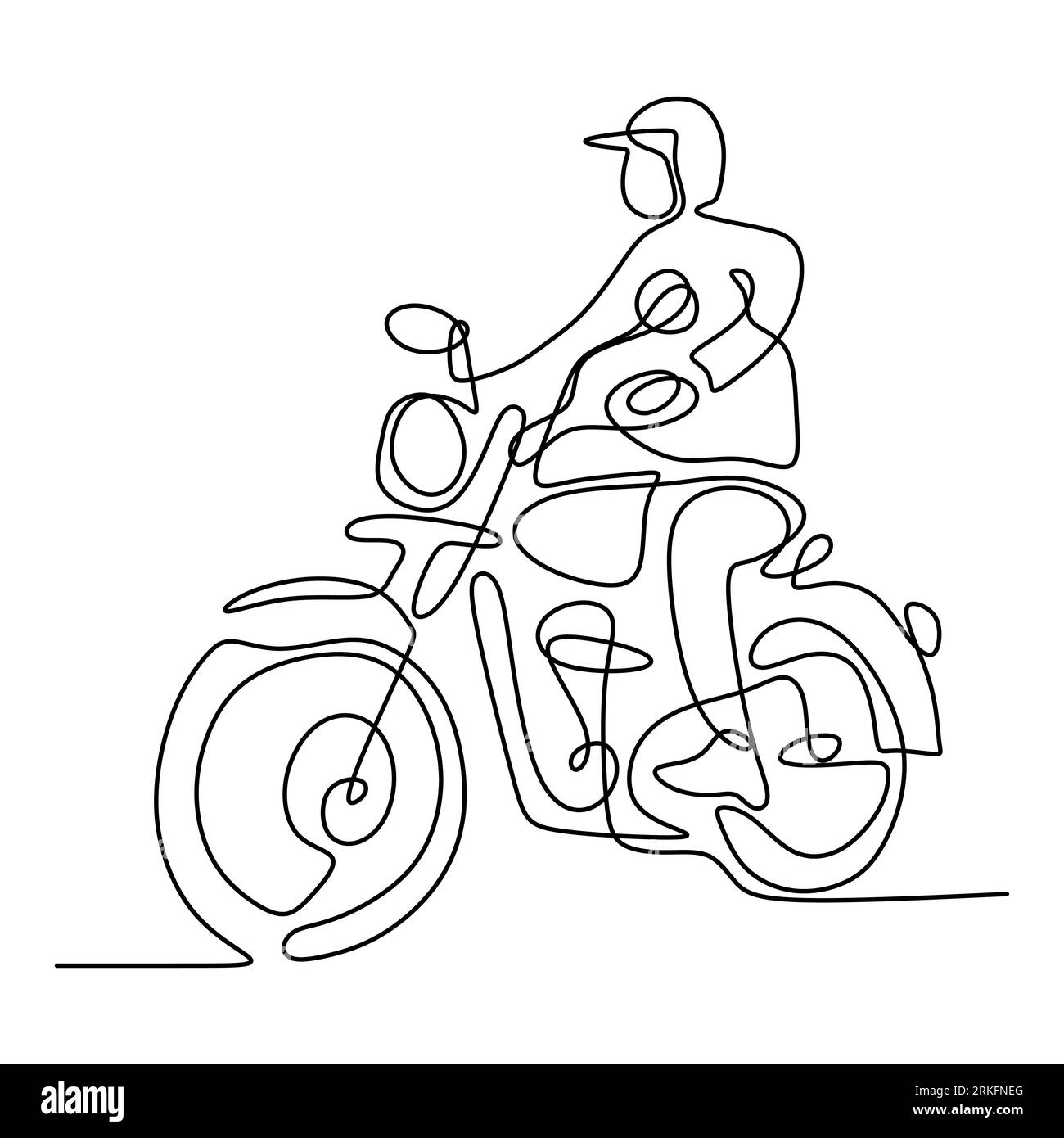 Chopper motor Stock Vector Images - Alamy