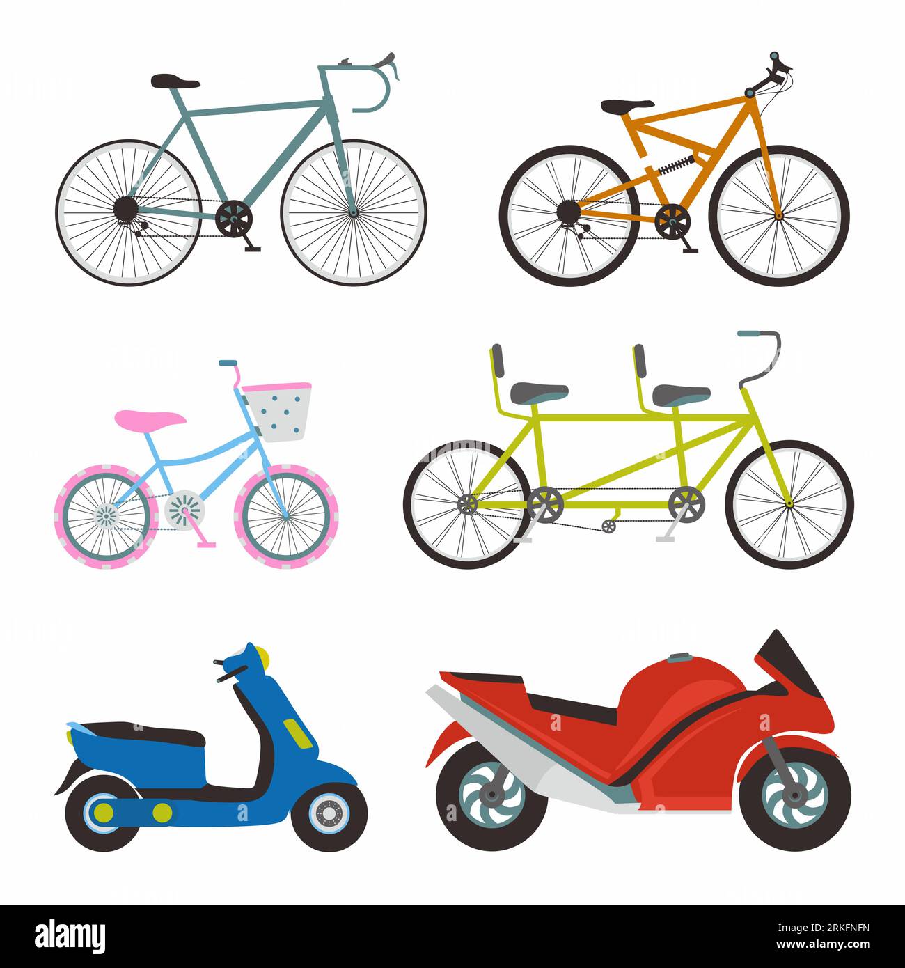 Van cycle Stock Vector Images - Alamy