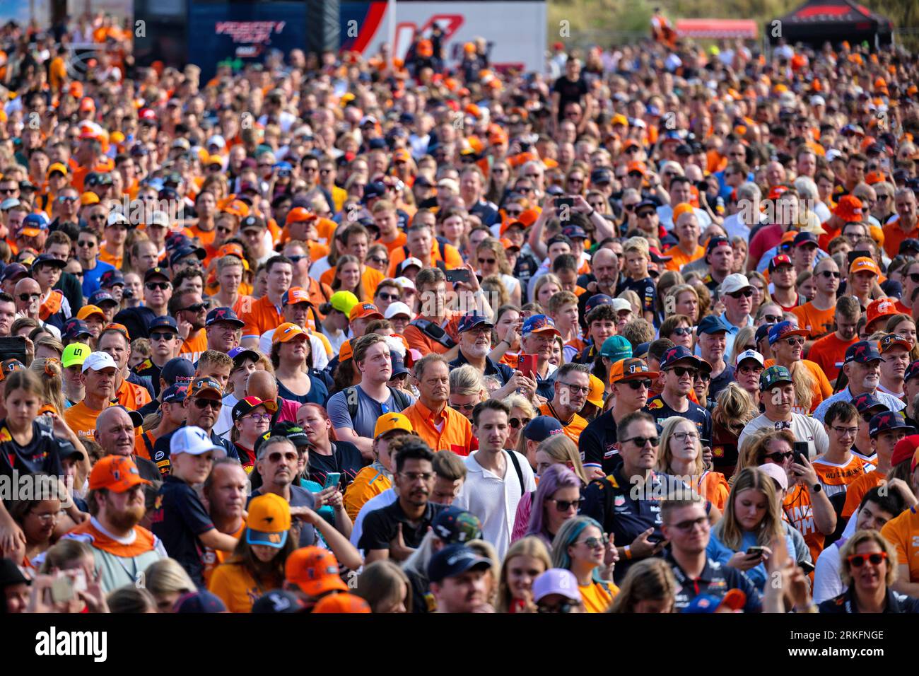 Zandvoort, Netherlands. 25th Aug, 2023. Fans at the FanZone Stage. 25. ...