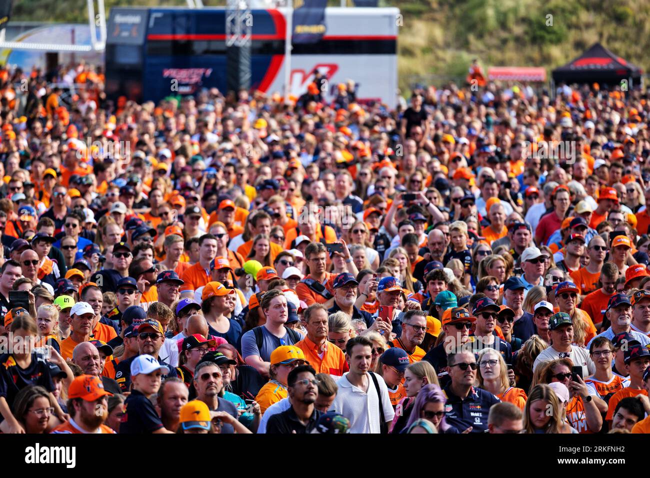 Zandvoort, Netherlands. 25th Aug, 2023. Fans at the FanZone Stage. 25. ...
