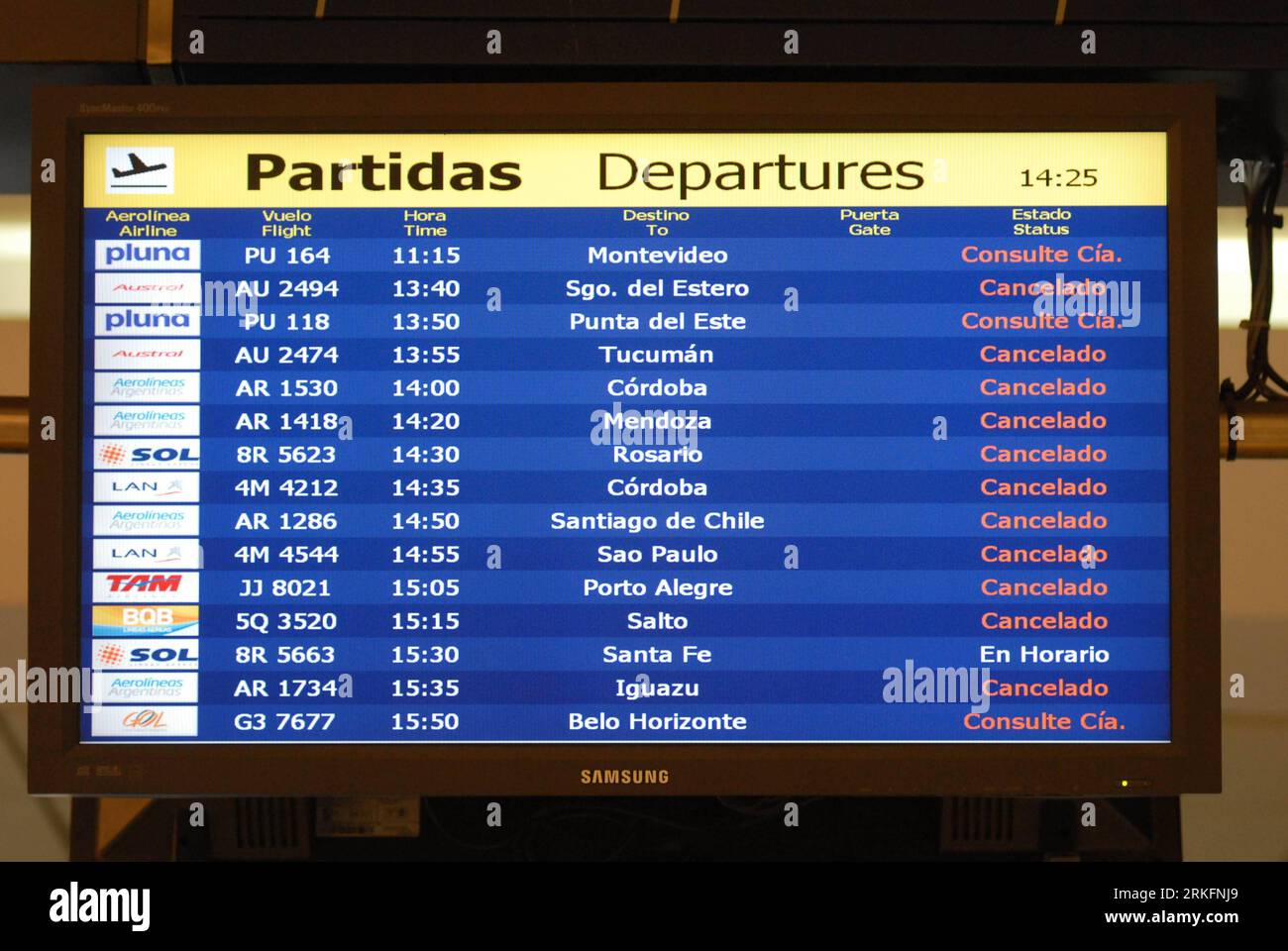 Electronic bulletin board hi-res stock photography and images - Alamy