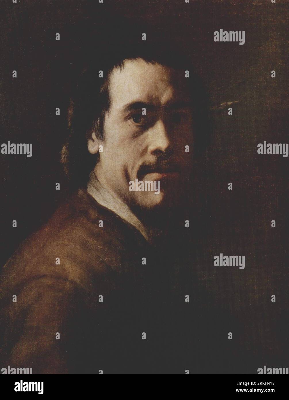 Self-Portrait circa 1735 by Christian Seybold Stock Photo - Alamy