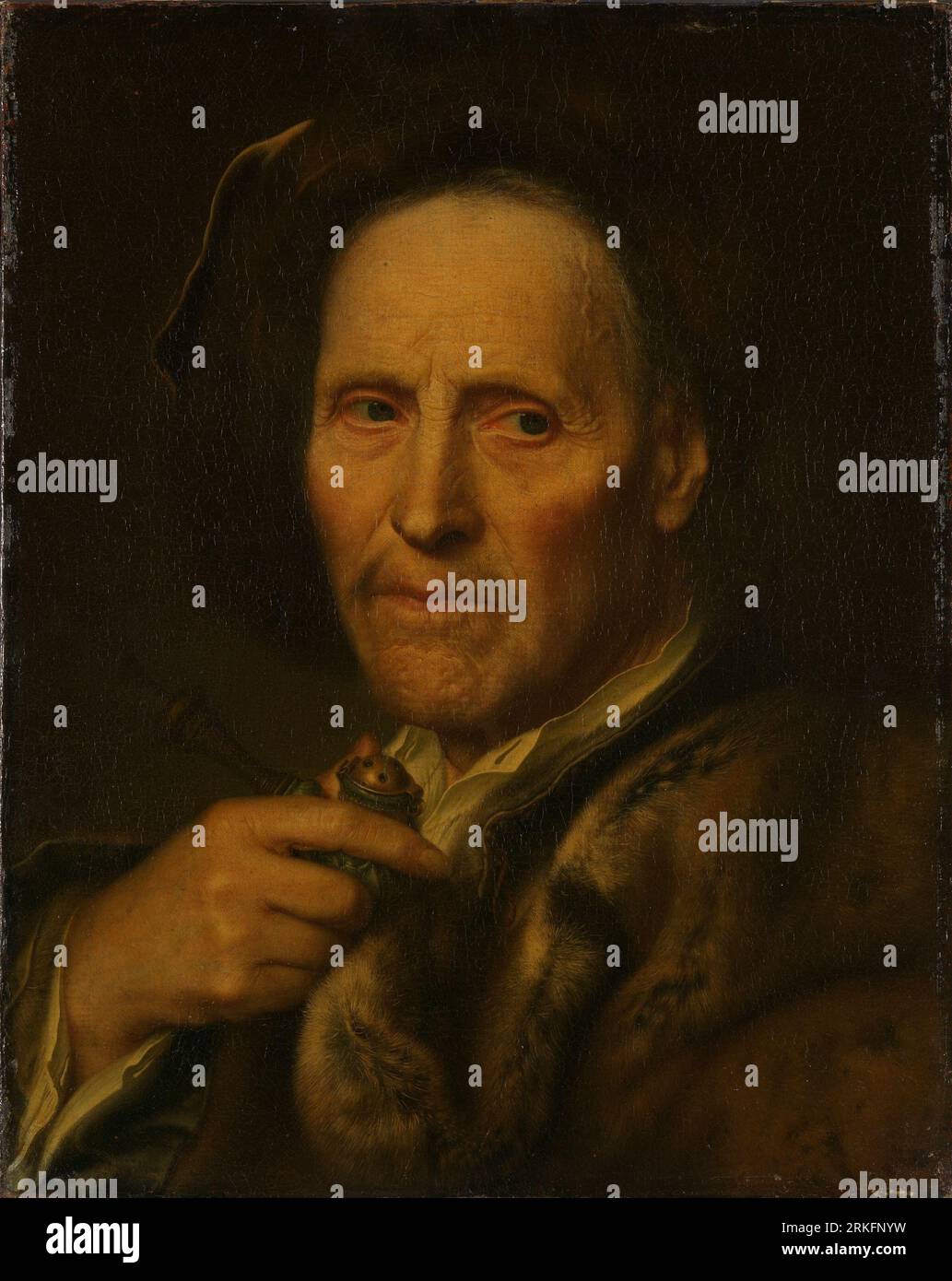 Self Portrait presumably 1760s by Christian Seybold Stock Photo - Alamy