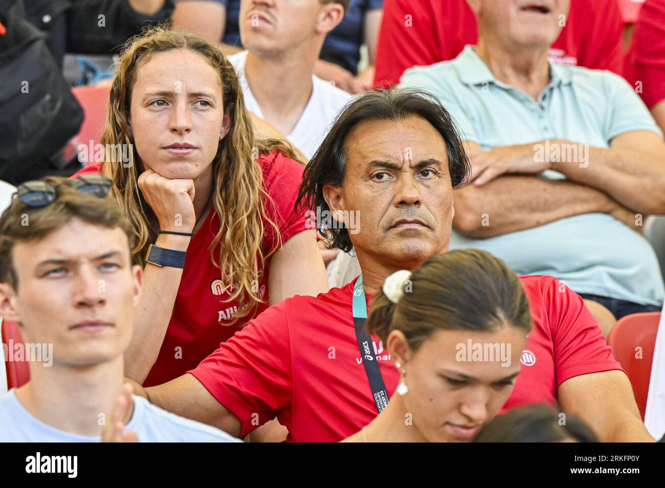 Budapest, Hungary. 25th Aug, 2023. Belgian Noor Vidts and Athletics ...