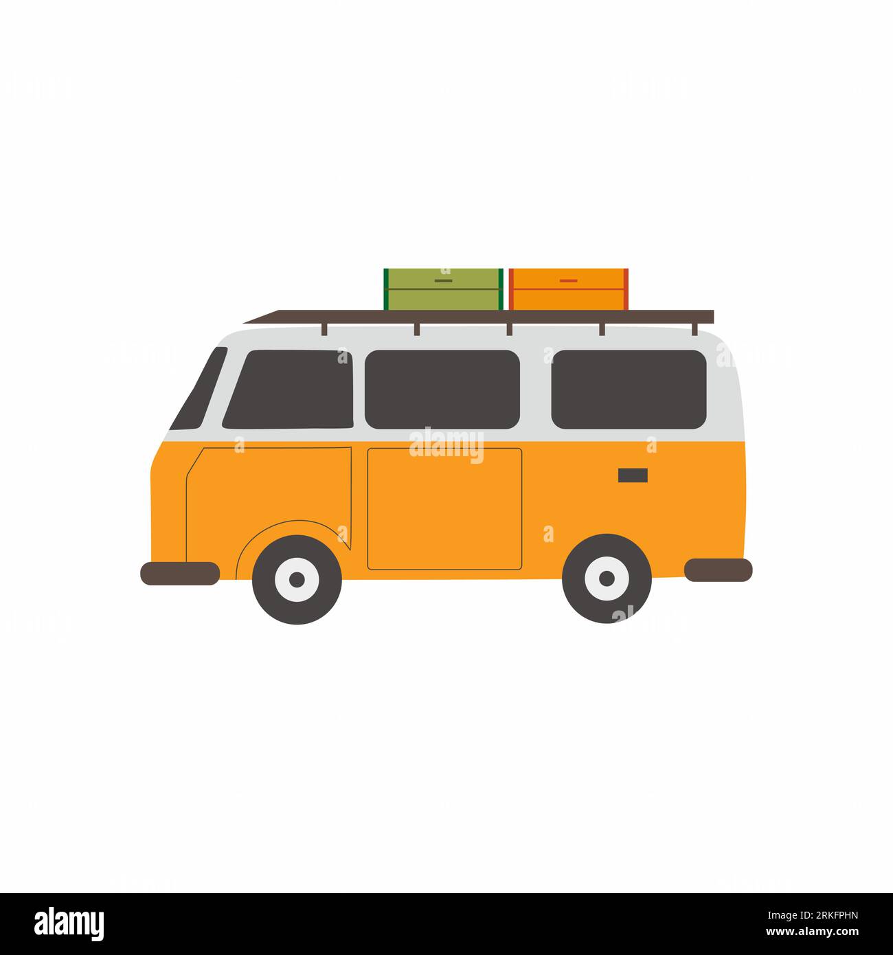 Camping van for adventure tourism, travel, trip, backpacking and ...