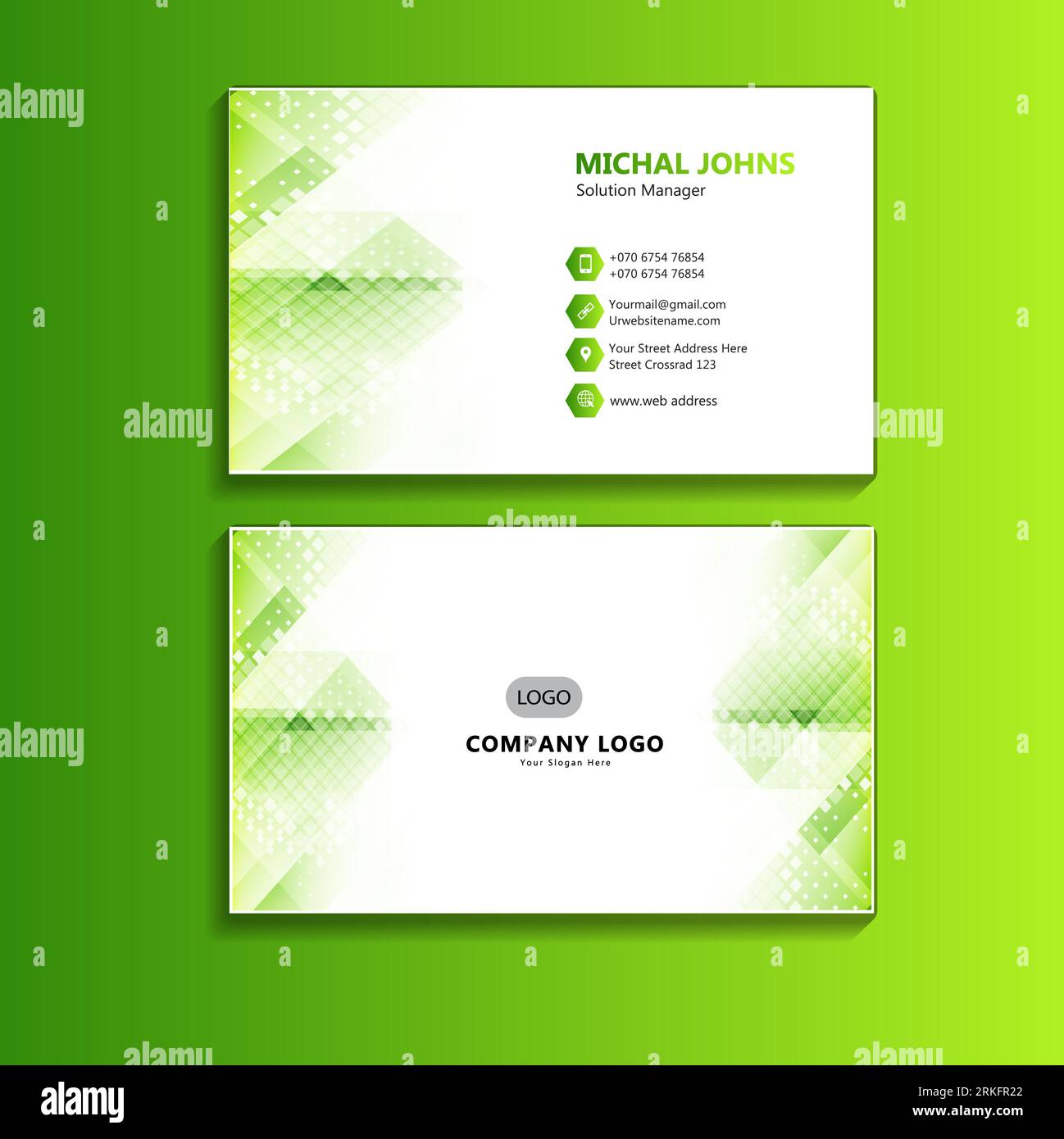 vector premium business card template Stock Vector Image & Art - Alamy