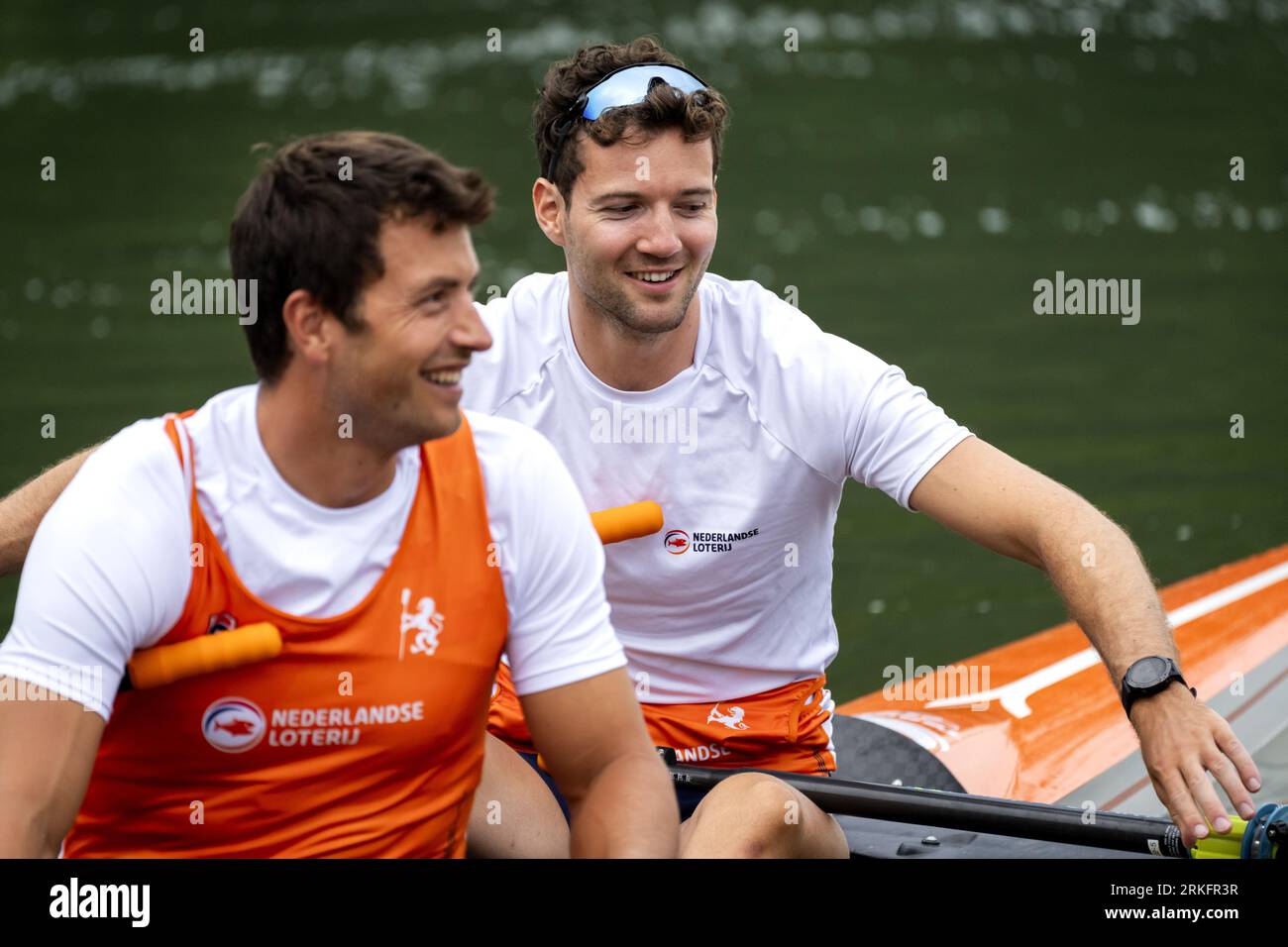 AMSTERDAM - Stef Broenink and Melvin Twellaar (men's double sculls ...