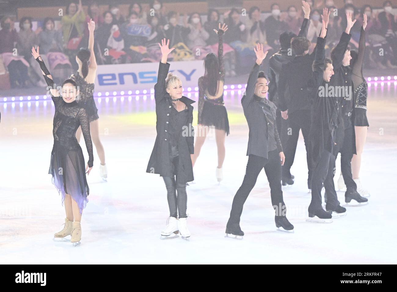 Shinyokohama Skate Center, Kanagawa, Japan. 24th Aug, 2023. (L-R) Miki ...
