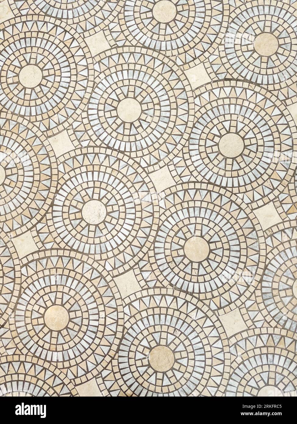 Concrete tiles circle hi-res stock photography and images - Alamy