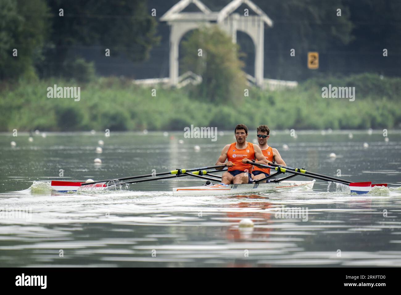 AMSTERDAM - Stef Broenink and Melvin Twellaar (men's double sculls ...