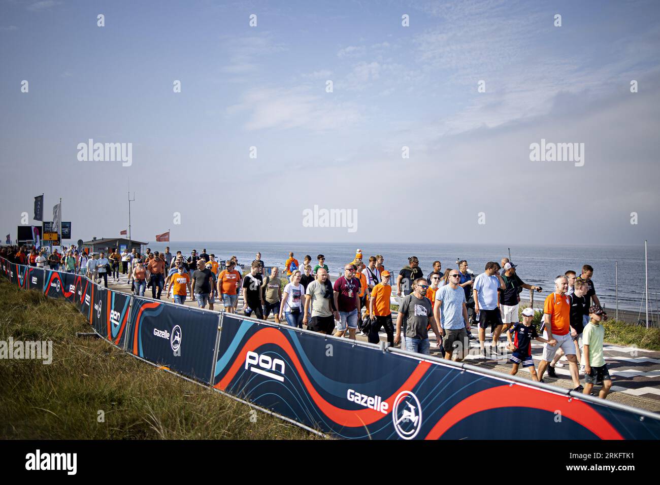 AMSTERDAM - Visitors arrive in Zandvoort ahead of the F1 Grand Prix of ...
