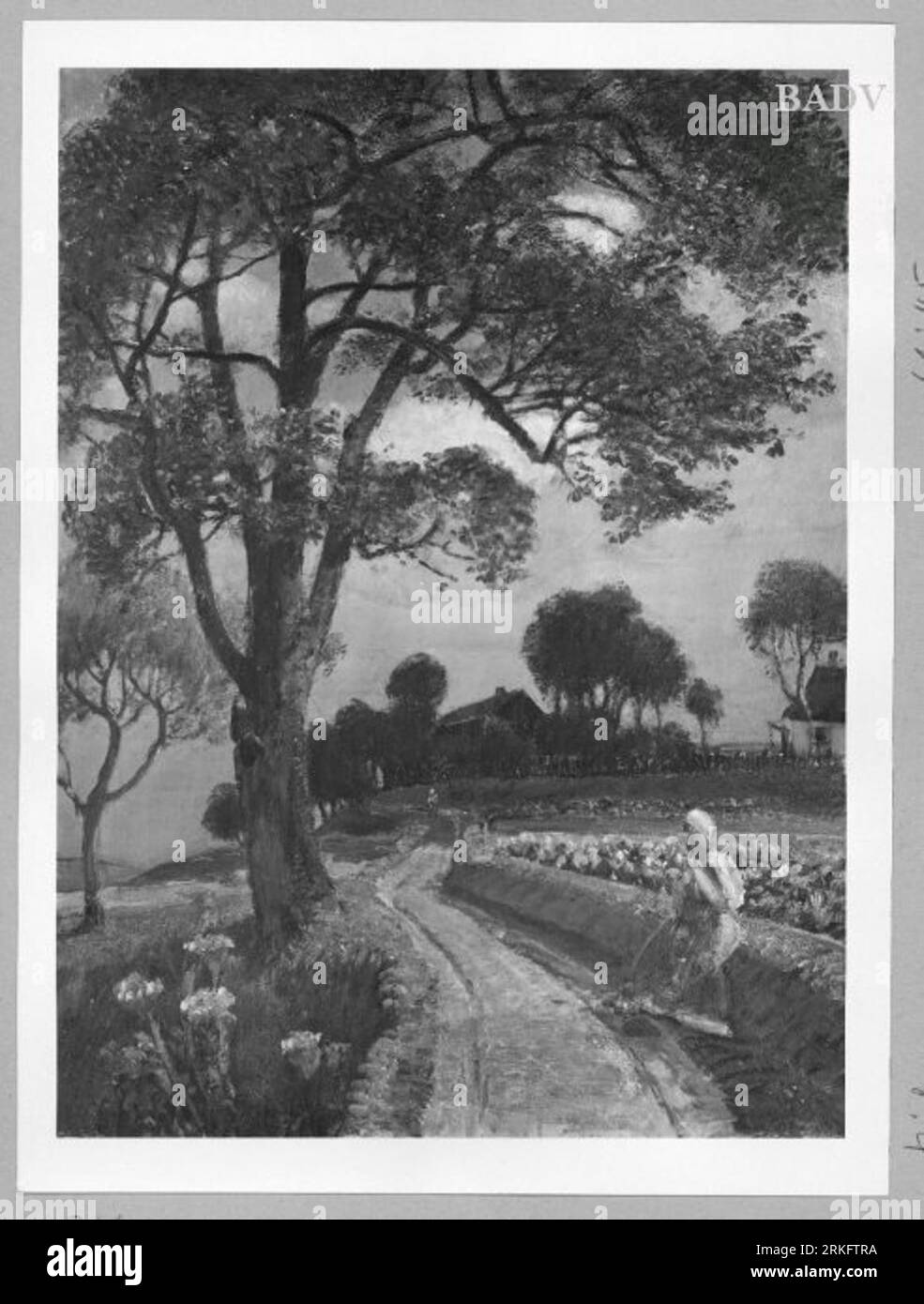 country-scenery circa 1873 by Rudolf Ribarz Stock Photo - Alamy