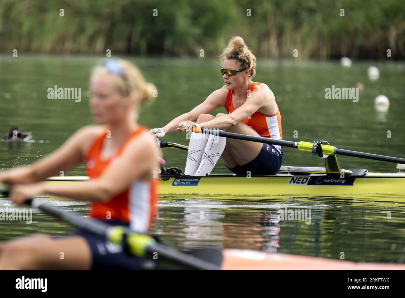 AMSTERDAM - Karolien Florijn (women's single sculls) during an open ...