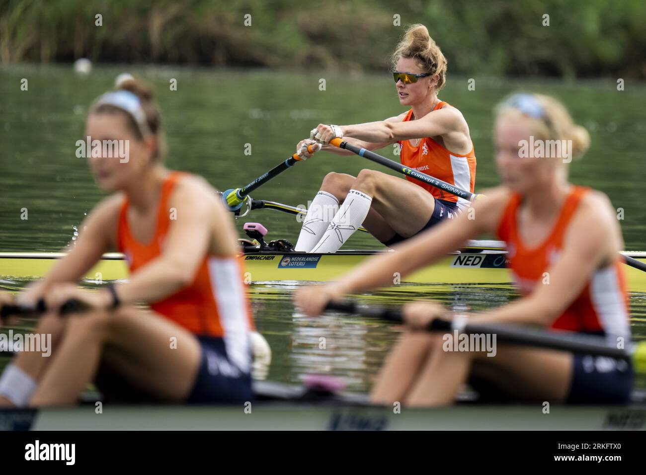AMSTERDAM - Karolien Florijn (women's single sculls) during an open ...