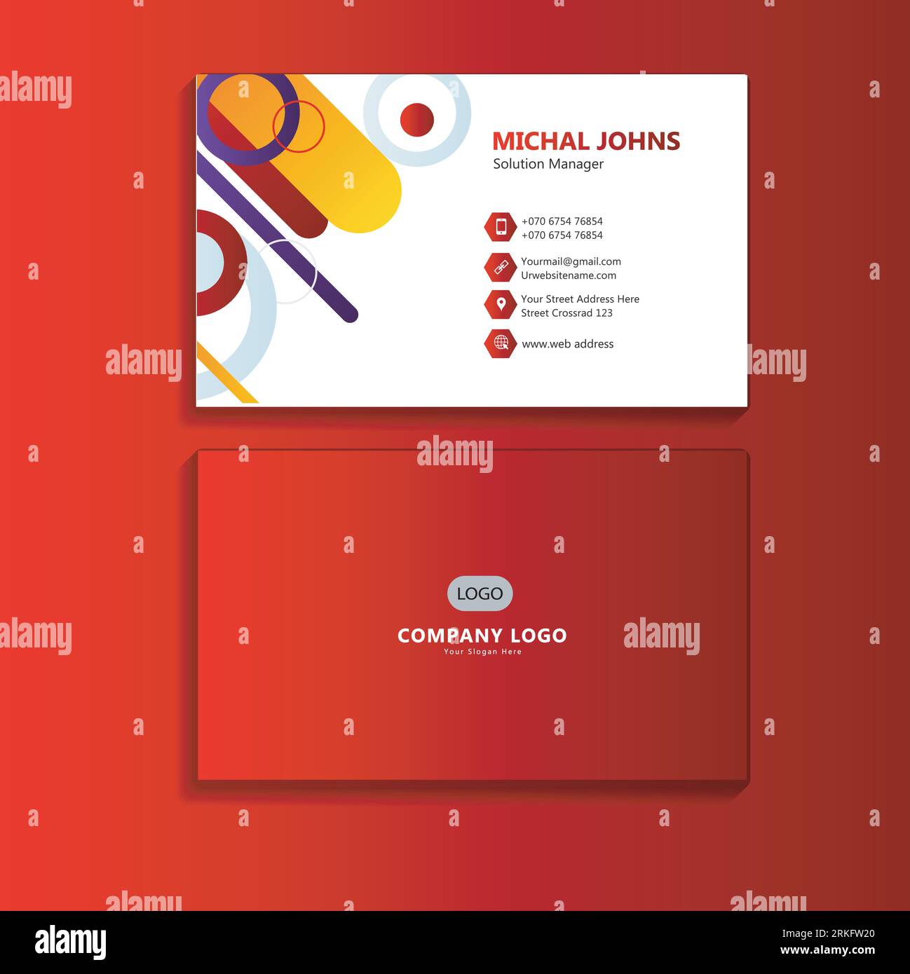 Exclusive template design vector vectors Stock Vector Images - Alamy