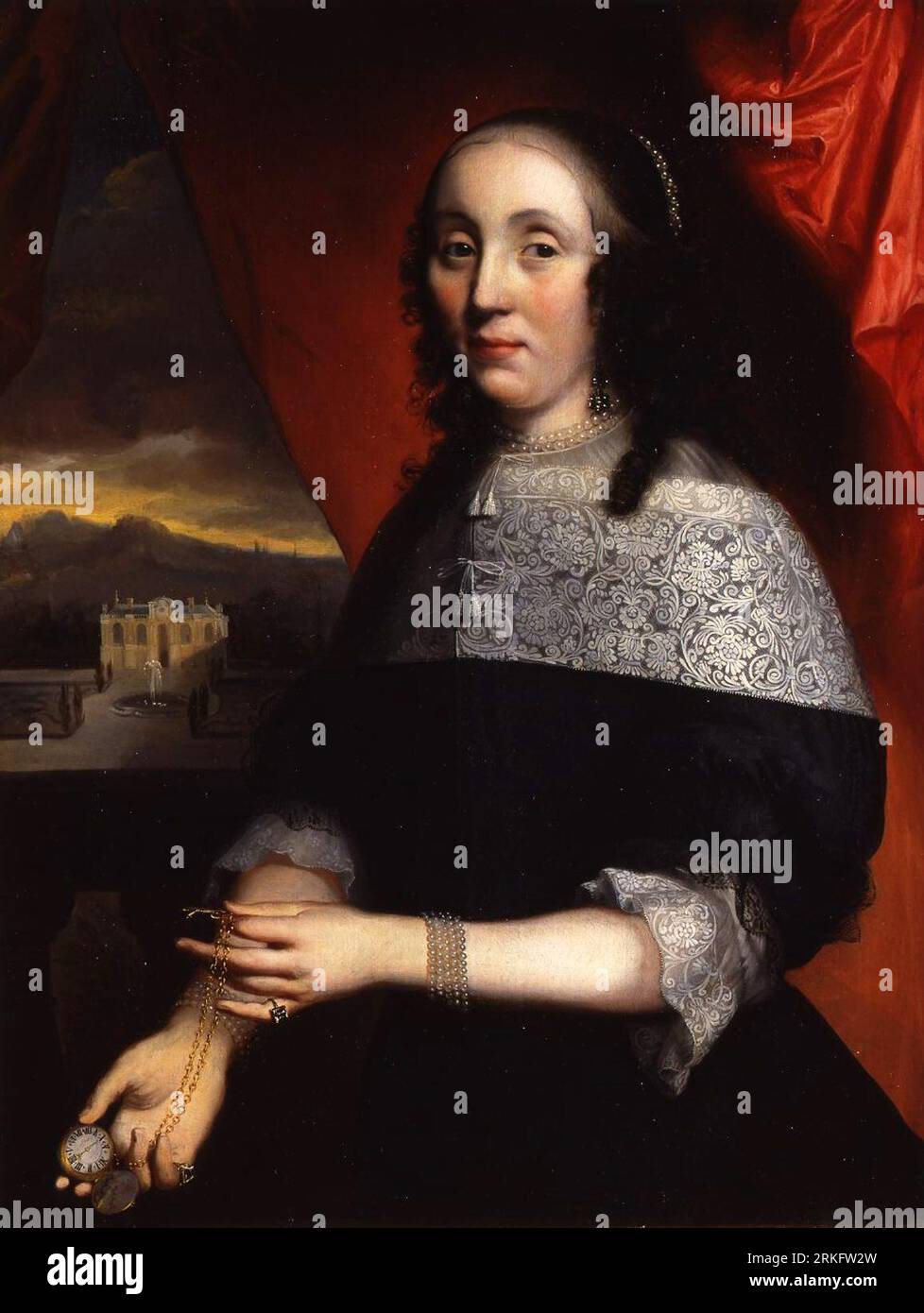 Wedding portraits of Adriaen Braets and his wife Maria van der Graeff ...