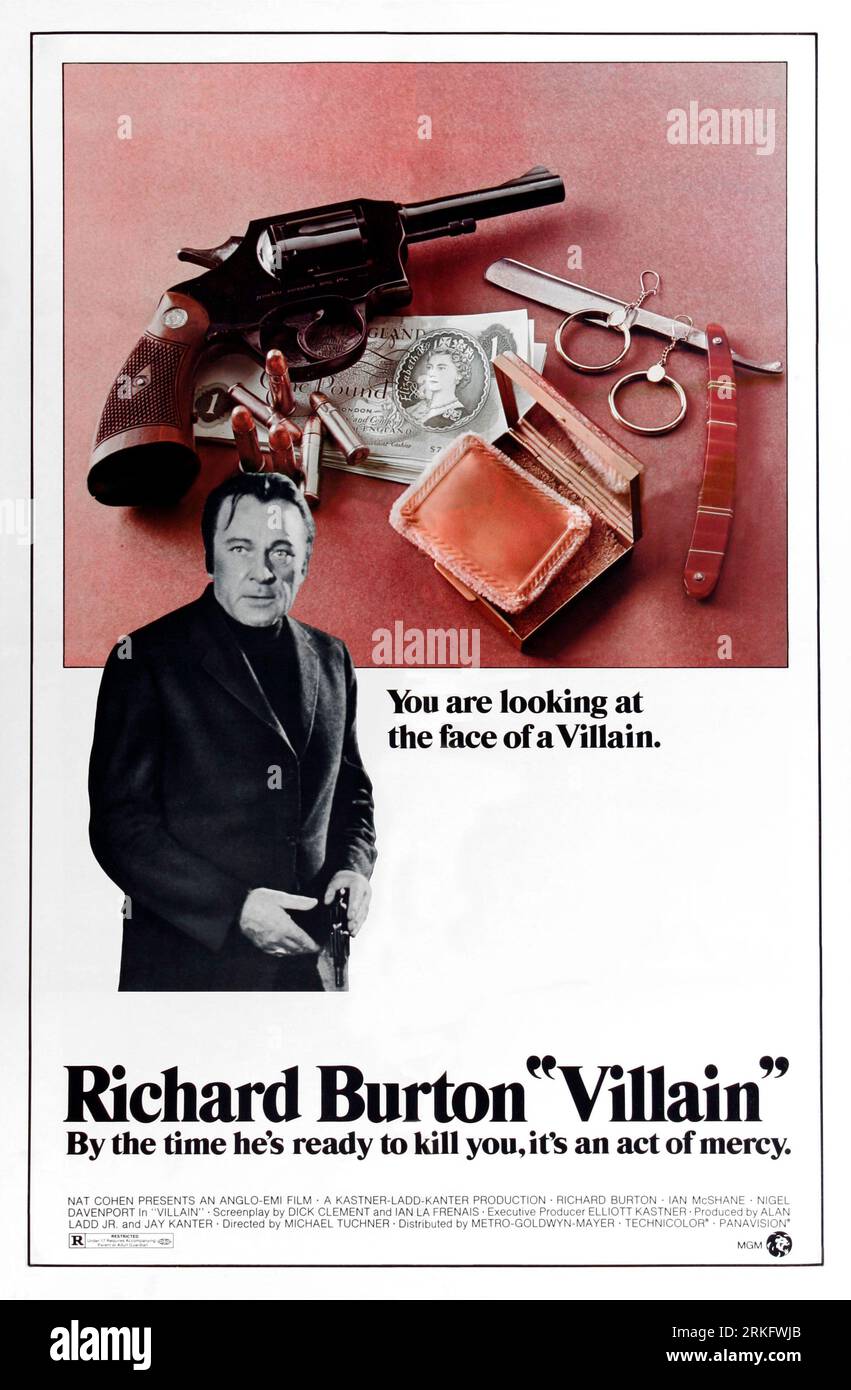 VILLAIN (1971), directed by MICHAEL TUCKER. Credit: ANGLO-EMI / Album ...