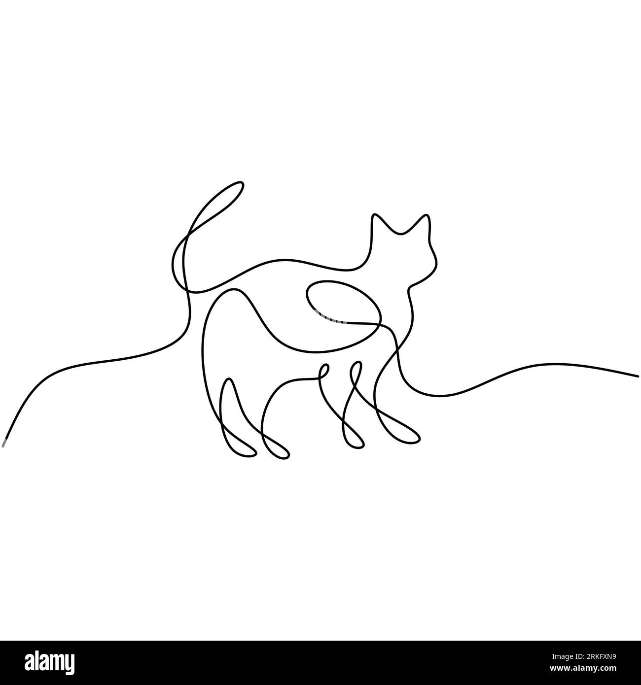 Kitten Face Silhouette