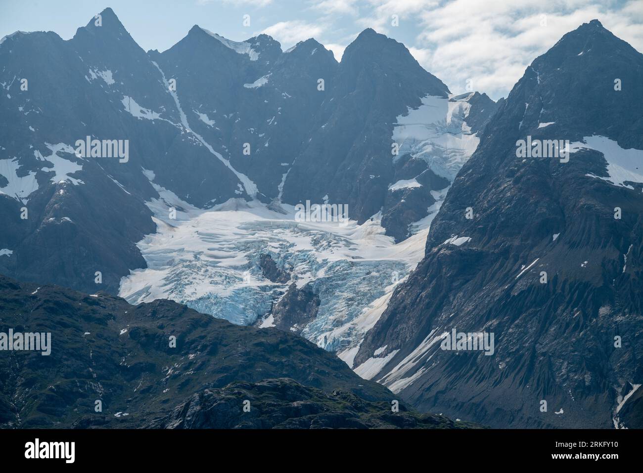 A stunning landscape of Alaska's Glacier Bay National Park, the Last ...