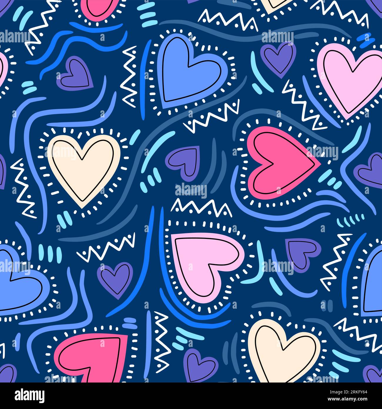 Seamless childish pattern hi-res stock photography and images - Alamy