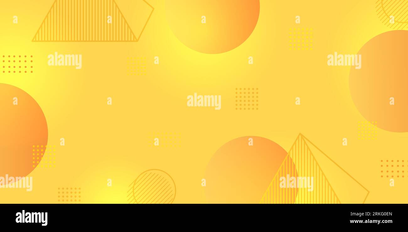 Gradient geometric shape background, yellow colors shape modern design Stock Vector Image & Art ...