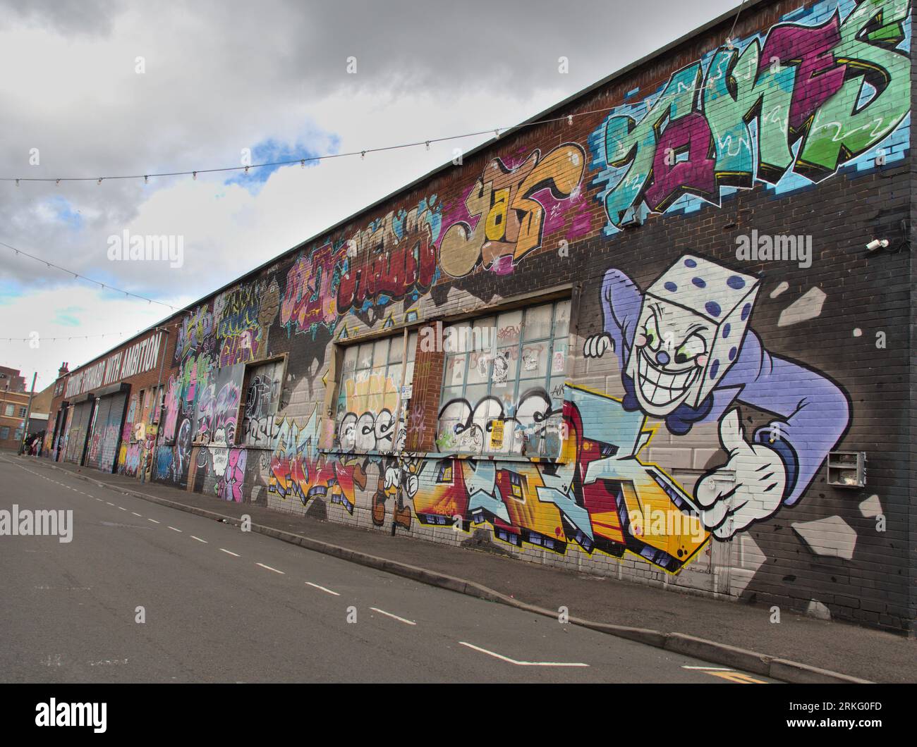 Digbeth, Birmingham, U.K, - August 12th 2023 - photo of an industrial ...